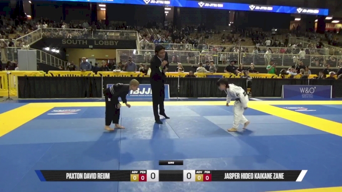 Jasper Hideo Kaikane Zane vs Paxton David Reum 2025 Pan Kids Jiu-Jitsu ...