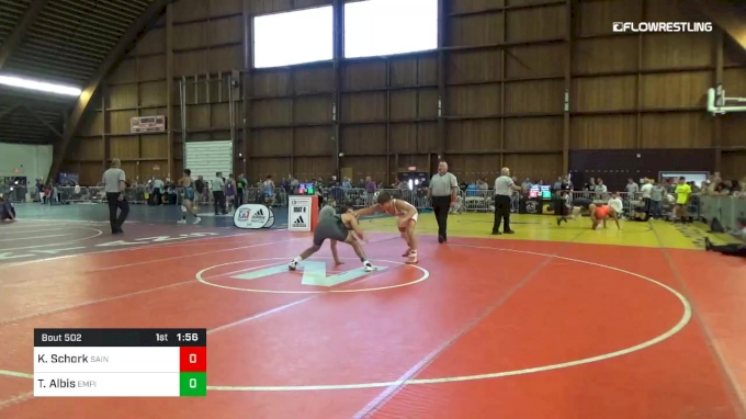 160 lbs Rr Rnd 3 - Kevin Schork, Saint Christophers vs Tyler Albis ...