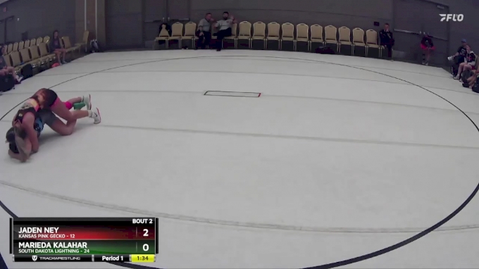 148 lbs Round 1 (8 Team) - Jaden Ney, Kansas Pink Gecko vs Marieda ...