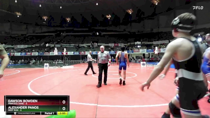 120 lbs Placement (16 Team) - Alexander Panos, Deep Run vs Dawson ...