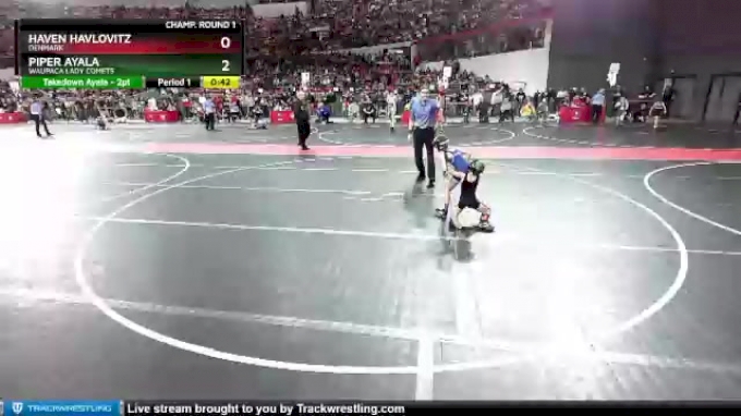 50 lbs Champ. Round 1 - Haven Havlovitz, Denmark vs Piper Ayala ...