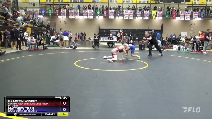 126 lbs 1st Place Match - Braxton Winkey, Central Iowa Wrestling Club ...