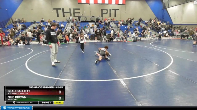 62-65 lbs Round 3 - Nile Brown, Westlake vs Beau Balliett, Roy ...