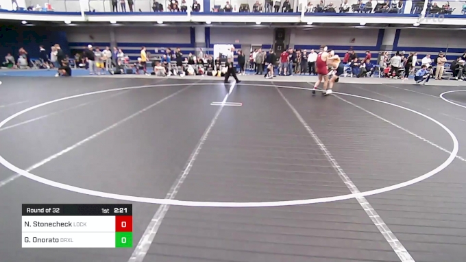 149 lbs Round Of 32 - Nick Stonecheck, Lock Haven University vs Gabe ...