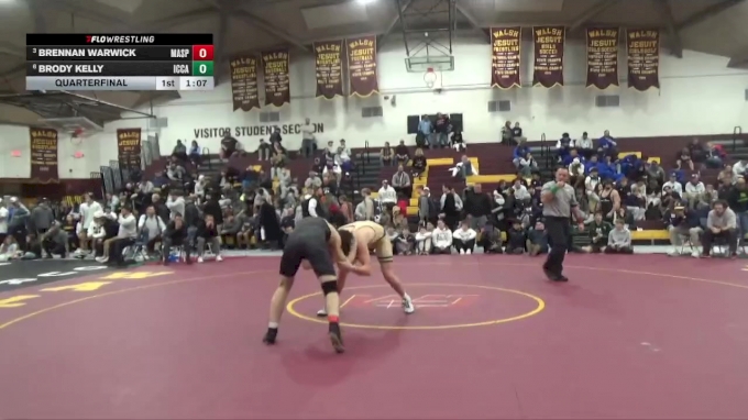 175 lbs Quarterfinal - Brennan Warwick, Massillon Perry vs Brody Kelly ...