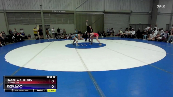 125 lbs 2nd Wrestleback (16 Team) - Isabella Guillory, Louisiana vs ...