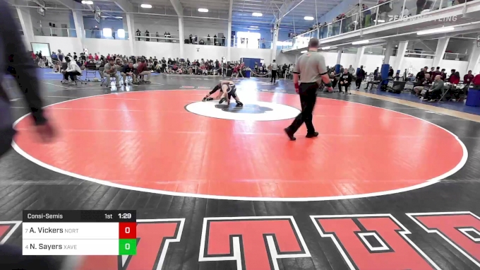 113 lbs Consolation - Anthony Vickers, Northbridge vs Nathan Sayers ...