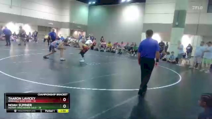 170 lbs Round 4 (16 Team) - Taaron Lavicky, Nebraska Wave Hogs vs Noah ...