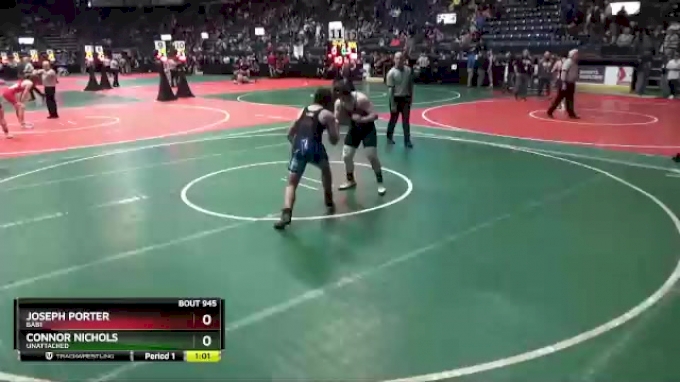 176 lbs Champ. Round 3 - Joseph Porter, BAB1 vs Connor Nichols, Unattached