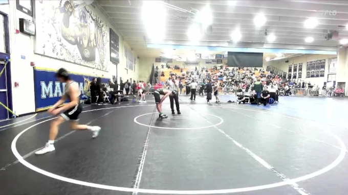 126 lbs Champ. Round 2 - Caden Garriott, South Torrance vs Joaquin ...