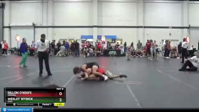 125 lbs 5th Place Match - Dillon O`Keefe, Virginia vs Wesley Wydick, Ohio
