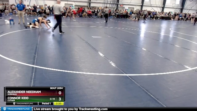 Elite 133 lbs Champ. Round 2 - Alexander Needham, Dubuque vs Connor ...