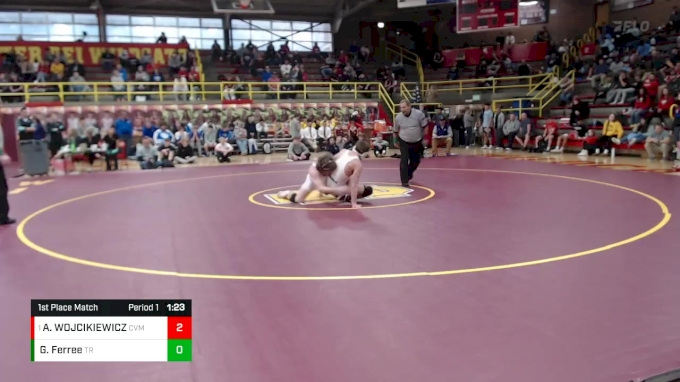 170 lbs 1st Place Match - ABE WOJCIKIEWICZ, Civic Memorial vs George ...