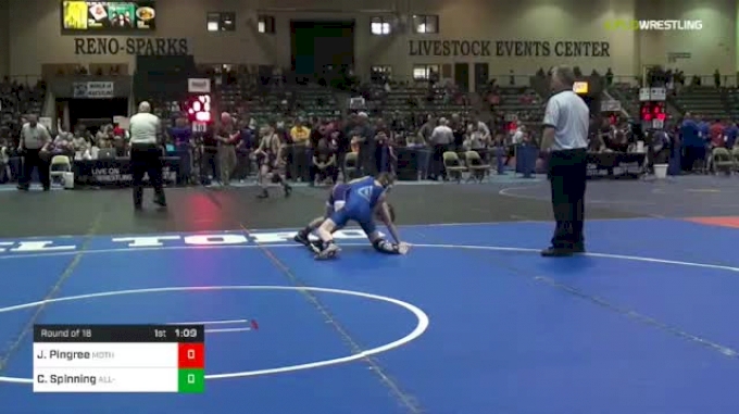 80 lbs Round Of 16 - Jake Pingree, Mother Lode Wrestling vs Charlie ...