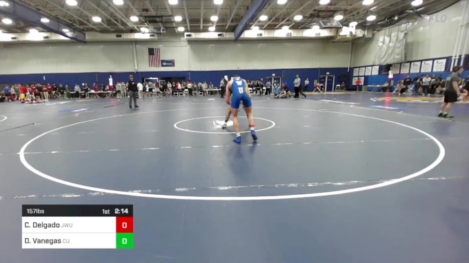 157 lbs Consi Of 16 #1 - Cade Delgado, Johnson & Wales vs Dylan Vanegas ...