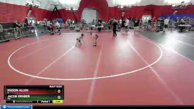 53 lbs Round 2 - Mason Allen, IL vs Jacob Graber, MN
