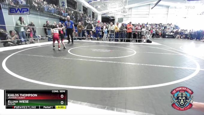 49 lbs Cons. Semi - Elijah Wiese, Butler vs Kailos Thompson, Jackson County