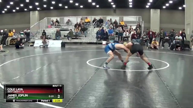 125 lbs Quarters & 1st Wb (16 Team) - James Joplin, Lander vs Cole Laya ...