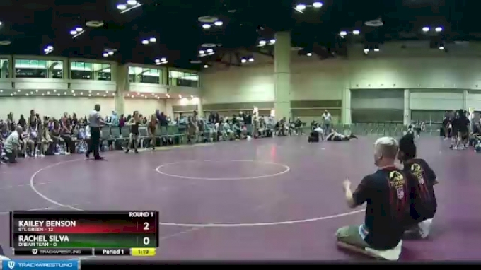 114 lbs Round 1 (10 Team) - Kailey Benson, STL Green vs Rachel Silva ...