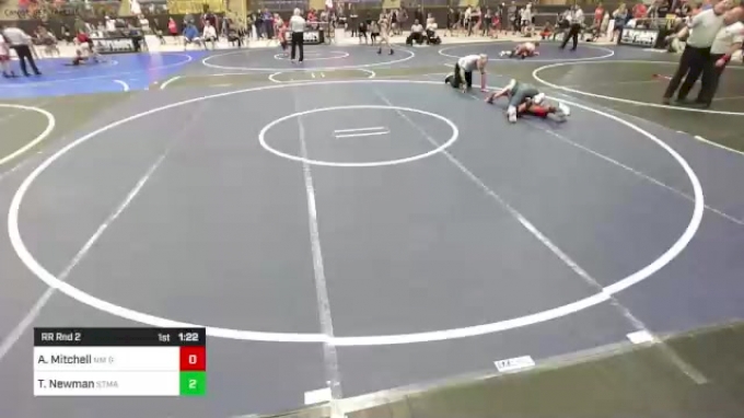 122 lbs Rr Rnd 2 - Akeem Mitchell, NM Gold vs Tyson Newman, Stma