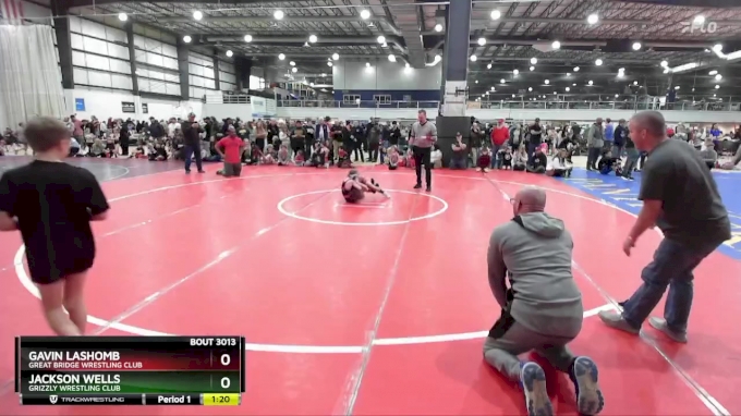 61 lbs Quarterfinal - Gavin Lashomb, Great Bridge Wrestling Club vs ...