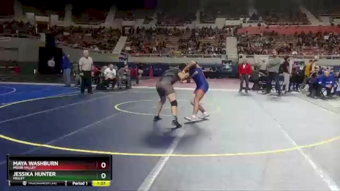 152 lbs Champ. Round 2 - Jessika Hunter, Higley vs Maya Washburn, Moon ...