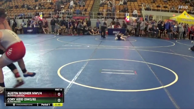 174 lbs 7th Place Match - Cory Kidd (sw2/6), Blanchester vs Austin ...