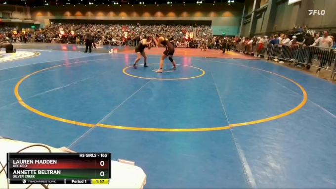 165 lbs Quarterfinal - Annette Beltran, Silver Creek vs Lauren Madden ...