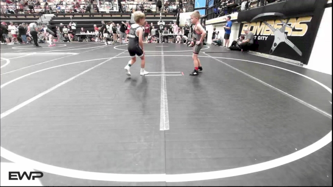 64 lbs Rr Rnd 4 - Wyatt Davis, Del City Little League Wrestling vs Rex ...