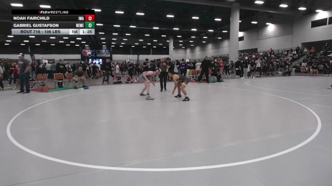 106 lbs Champ. Rd Of 128 - Noah Fairchild, Ironhawk Wrestling Academy ...
