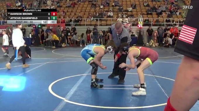 50 lbs Champ. Round 1 - Dawson Brown, Pursuit Wrestling vs Atticus ...