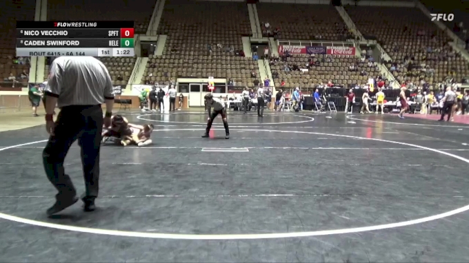 6A 144 lbs 5th Place Match - Nico Vecchio, Spanish Fort vs Caden ...