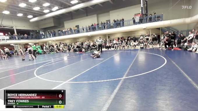 92 lbs Quarters & 1st Wb (16 Team) - Trey Fowkes, Ravage vs Royce ...