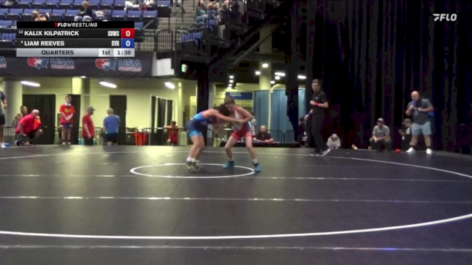 78 lbs Quarters - Kalix Kilpatrick, Soddy Daisy Wrestling Club vs Liam ...