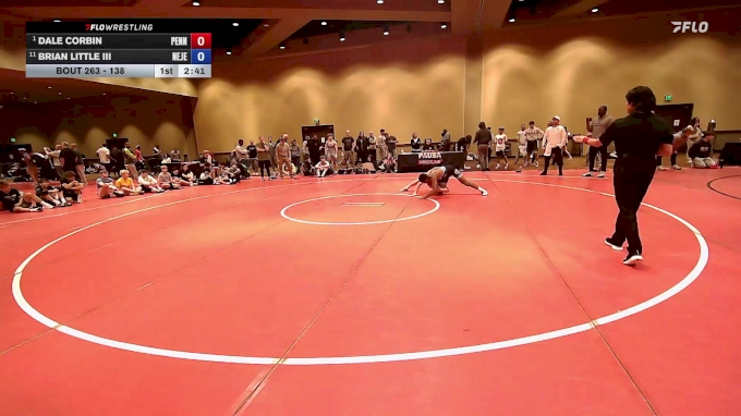 138 lbs 1st Place Match - Dale Corbin, Pennsylvania vs Brian Little III ...
