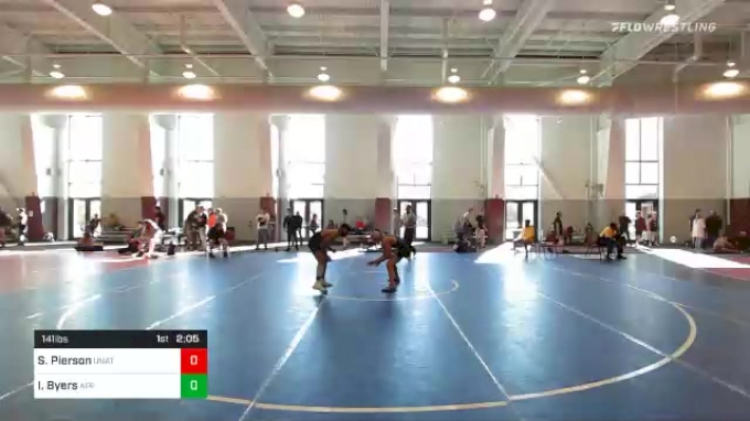 141 lbs Consolation - Sean Pierson, UNATT-Princeton vs Isaac Byers ...