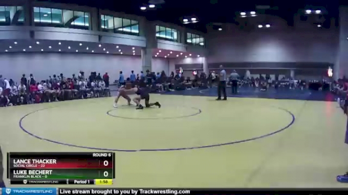 132 lbs Round 6 (8 Team) - Lance Thacker, Social Circle vs Luke Bechert ...