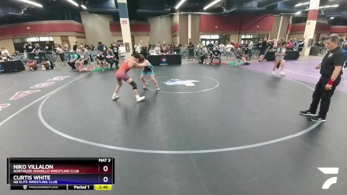 126 lbs Cons. Round 2 - Niko Villalon, Northside Amarillo Wrestling ...