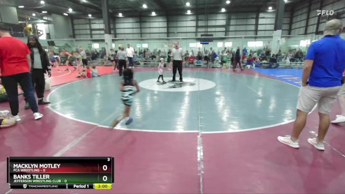 45 lbs Round 3 (6 Team) - Macklyn Motley, FCA WRESTLING vs Banks Tiller ...