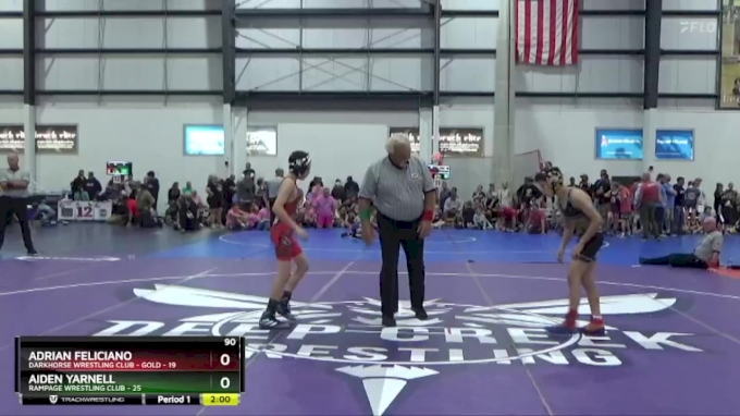 90 lbs Semis (4 Team) - Adrian Feliciano, DARKHORSE WRESTLING CLUB ...