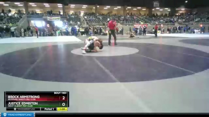 125 lbs Cons. Semi - Brock Armstrong, Buzzsaw Wrestling Club vs Justice ...