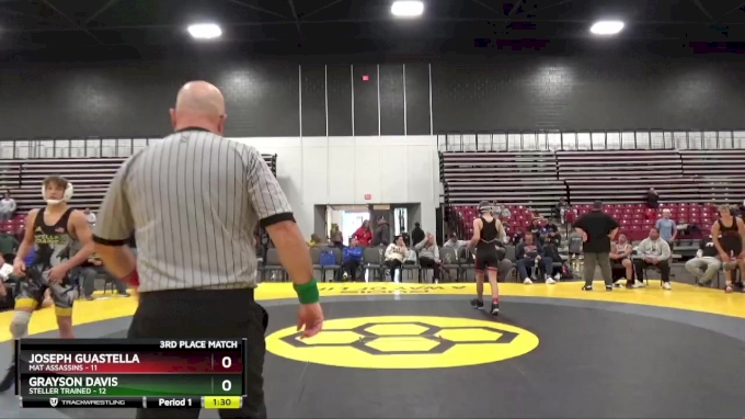 129 lbs Placement Matches (8 Team) - Grayson Davis, Steller Trained vs ...