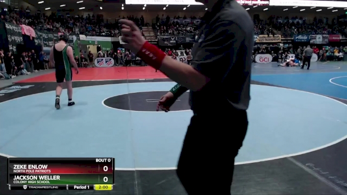 215 lbs Champ. Round 1 - Jackson Weller, Colony High School vs Zeke ...