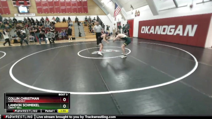 106 2B Quarterfinal - Collin Christman, Lake Roosevelt vs Landon ...