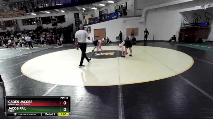 157 lbs Cons. Round 3 - Jacob Pail, Tiffin vs Caden Jacobs, Grand ...
