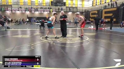 170 lbs Champ. Round 1 - Hale Rhodes, Riverhawk Wrestling Club vs Kyler ...