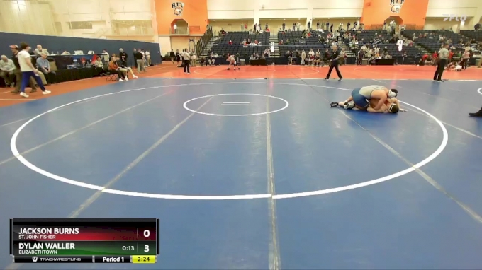 285 lbs Quarterfinal - Jackson Burns, St. John Fisher vs Dylan Waller ...