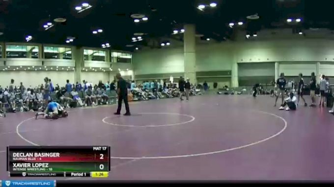138 lbs Champ Round 1 (16 Team) - Declan Basinger, Nauman Blue vs ...
