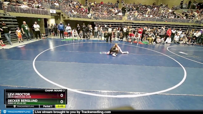 64 lbs Champ. Round 2 - Decker Berglund, Sons Of Atlas WC vs Levi ...