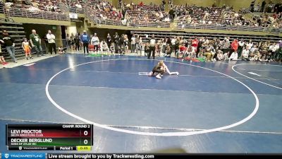 64 lbs Champ. Round 2 - Decker Berglund, Sons Of Atlas WC vs Levi ...